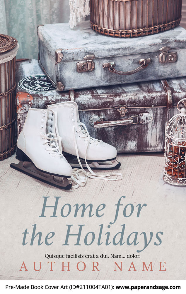 PreMade Book Cover ID#211004TA01 (Home for the Holidays) – Paper and Sage